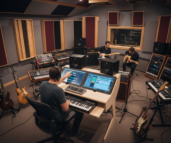 Factory Direct Premium Studio Recording Desks | Trinity Desk Designs